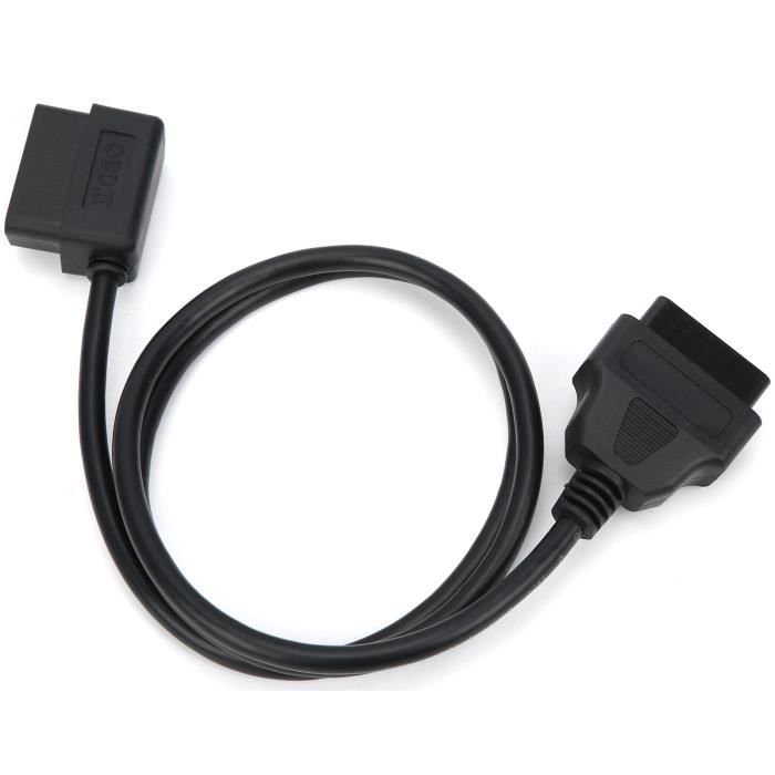 Connecteur de câble OBDII Câble adaptateur d'extension OBD2 16Pin mâle à femelle connecteur ...