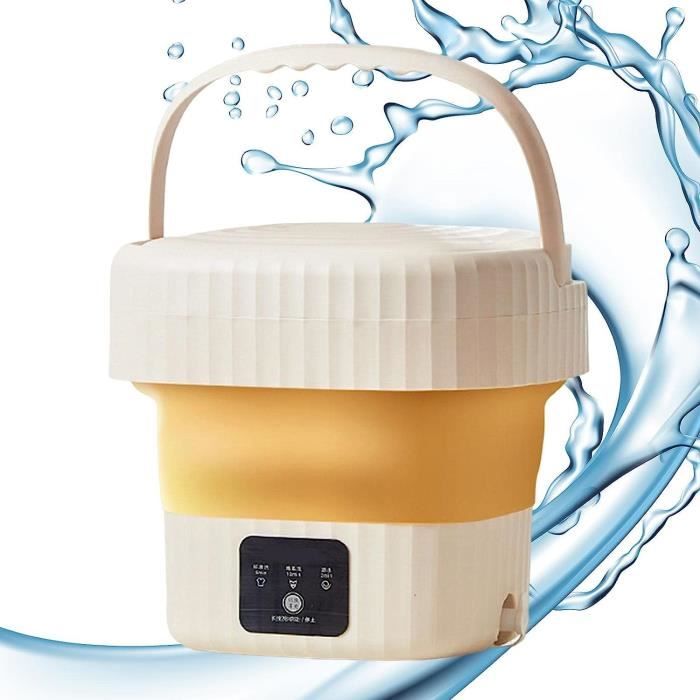 Machine À Laver Portable Pliable | Laveuse Et Sécheuse Compacte Pliante ...