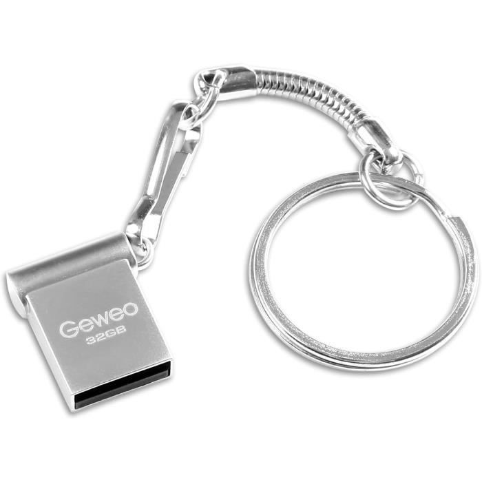 Clé Usb 32Go 2.0, Métal Clé Usb 32 Giga Mini Clef Usb 32Go Imperméable ...