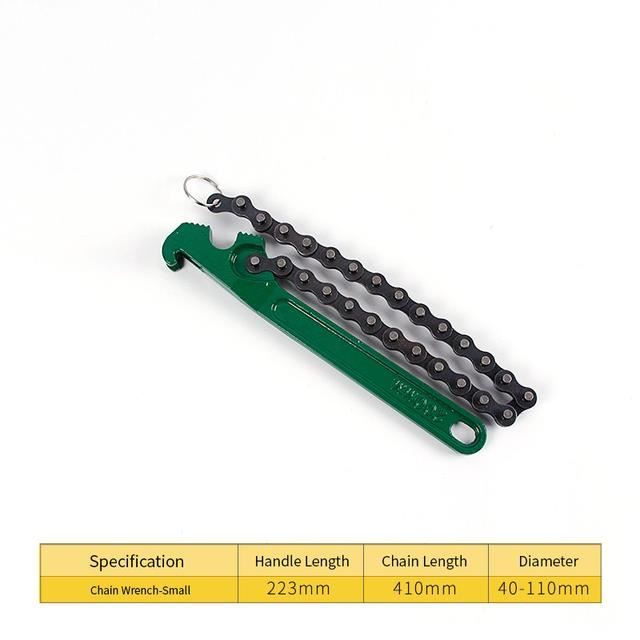 CLE A MOLETTE,chain wrench small--Pince À Chaîne Pour Tuyau D'eau, Clé ...