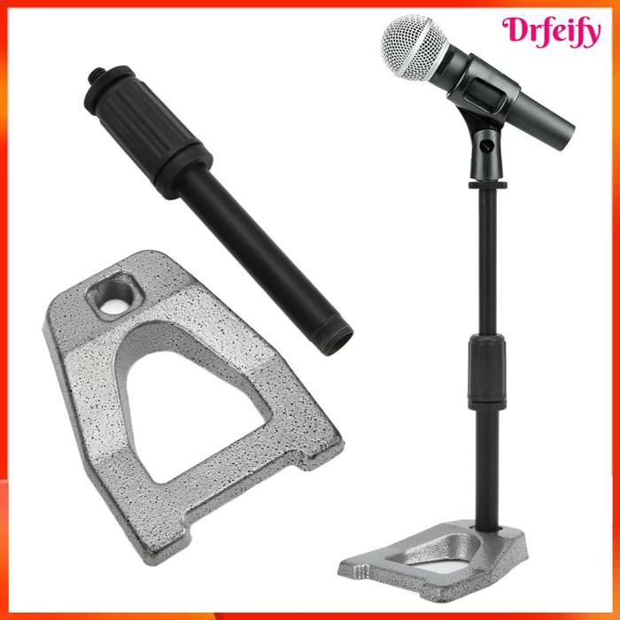 Akozon Support de microphone de bureau Tableau Réglable Holder ...
