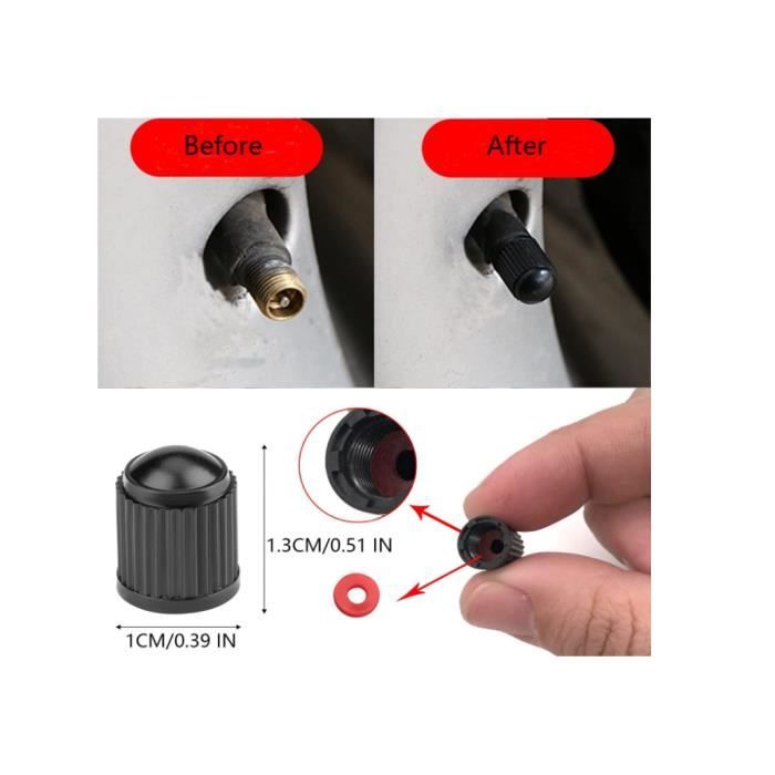 Bouchon de Valve - 30 Pièces - Plastique Durable - Joint d'Étanchéité ...