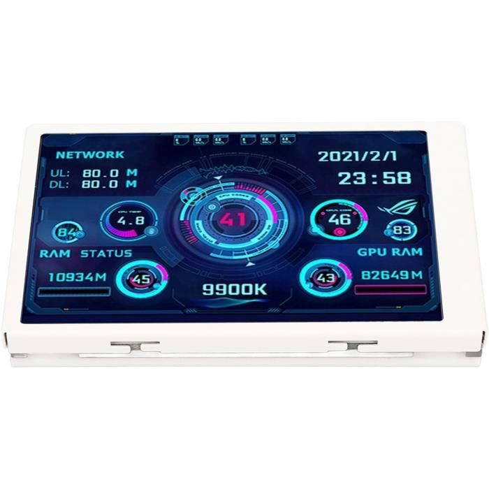 3,5 Pouces Ips Usb Mini Écran, Pc Cpu Ram Hdd Data Monitor Pc Affichage ...