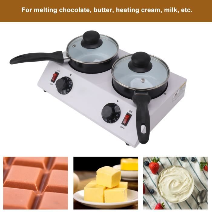 Machine à chocolat à 2 réservoirs - ZJCHAO - 80W - Aluminium ...