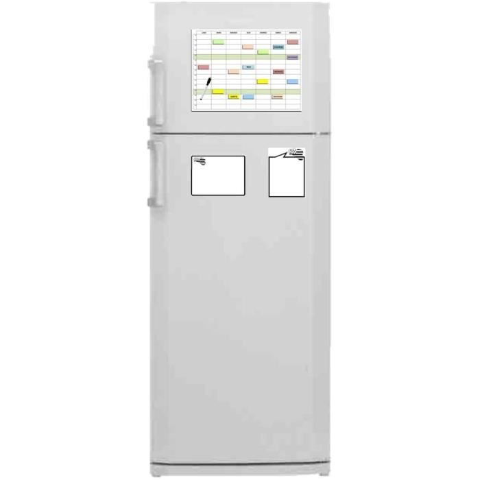 Calendrier magnétique pour frigo KIT Planning Familial Frigo magnétique ...