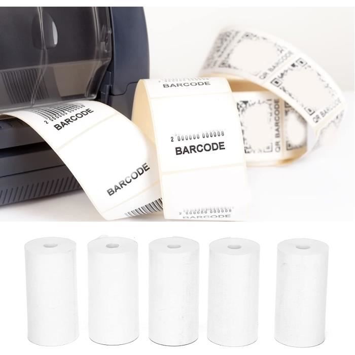 Papier thermique de reçu,étiquette d'impression de reçu lisse et ...