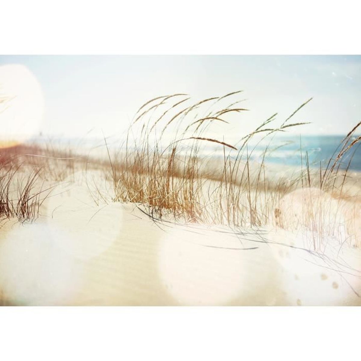 Papier Peint Intissé Panoramique Plage Mer Paysage 416x254 cm Salon ...