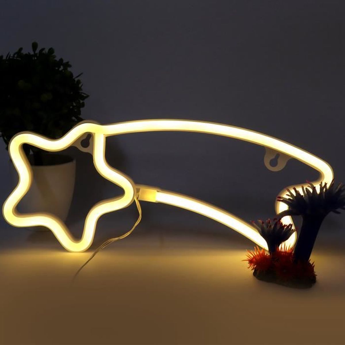 XIT-Néon meteor neon sign LED lampe de Nuit lumière décorative pour ...