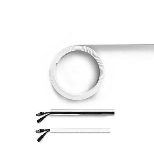 Moulure - goulotte - cache fil - plinthe - gaine range-fil - clips Rosi ...