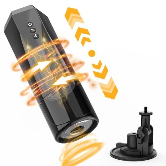 Masturbateur masculin automatique avec 7 modes de rotation puissants, Masturbation électrique ...