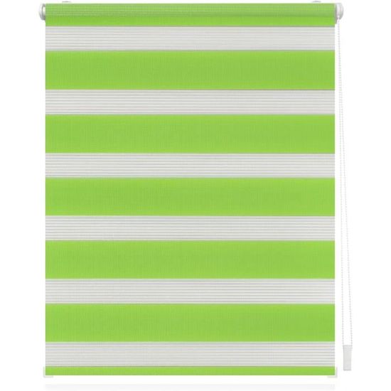 Store déroulant Klemmfix - Vert - 100 cm x 150 cm - Effet brise-vue ...