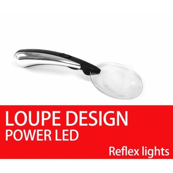 LOUPE ECLAIRANTE A LED DESIGN - Achat / Vente lunettes de lecture ...