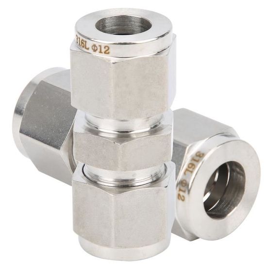 EJ.life adaptateur pour tube de compression en acier inoxydable 2 pièces Adaptateur de tube ...