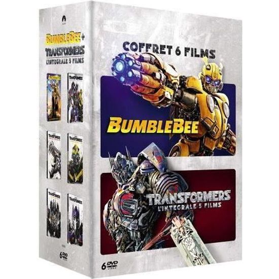 Paramount Coffret Transformers L'intégrale des 5 films et Bumblebee DVD ...