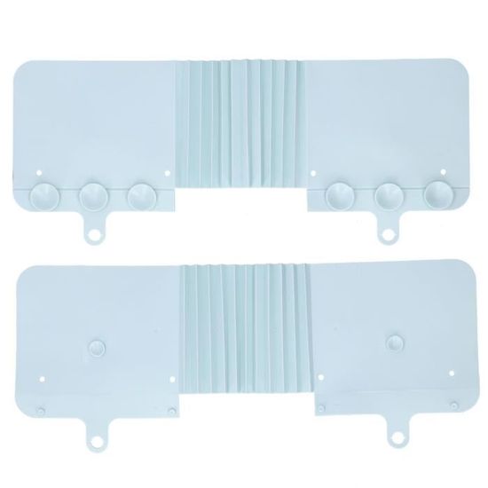 DBA Évier Pliable Baffle Fond Ventouse Fixe Splash Baffle Bleu Clair ...