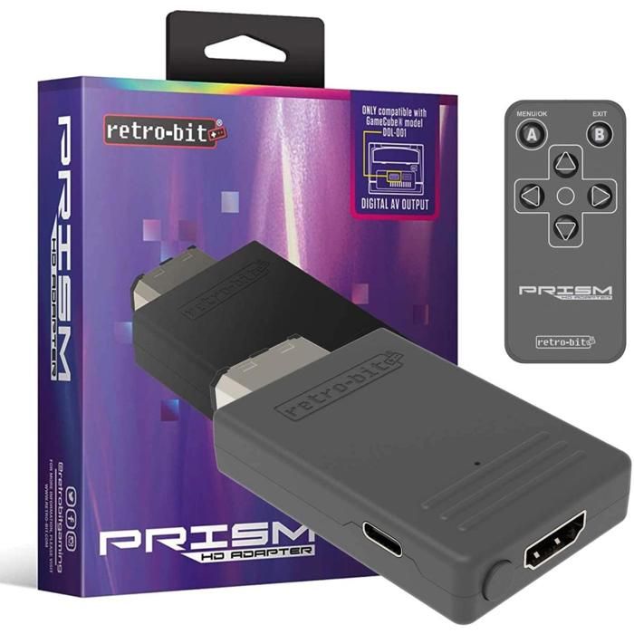 Retro-Bit Prism Adaptateur HDMI GameCube - Cdiscount