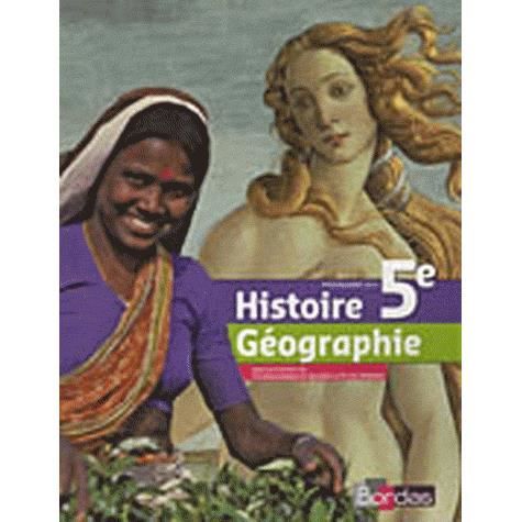Histoire Géographie 5e, manuel grand format - Cdiscount Librairie