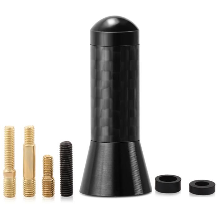 Mini antenne fm universelle noire en Fiber de carbone pour toit de ...