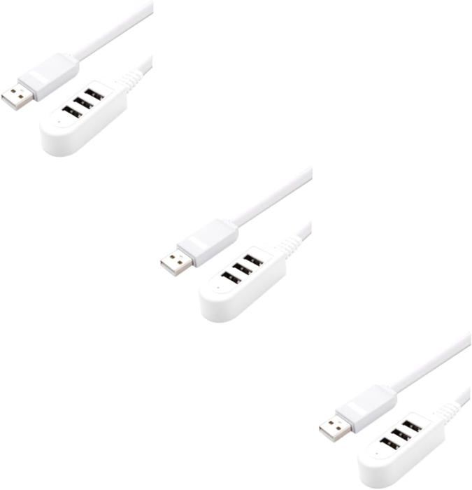 Ligne D'Extension De Hub 3 Pièces Hub Mâle À Femelle Câble D'Extension ...