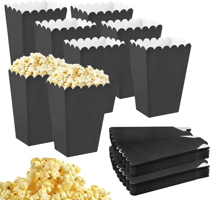 50 Pièces Boîtes À Pop-Corn, Boites À Popcorn Et Bonbons, Carton ...