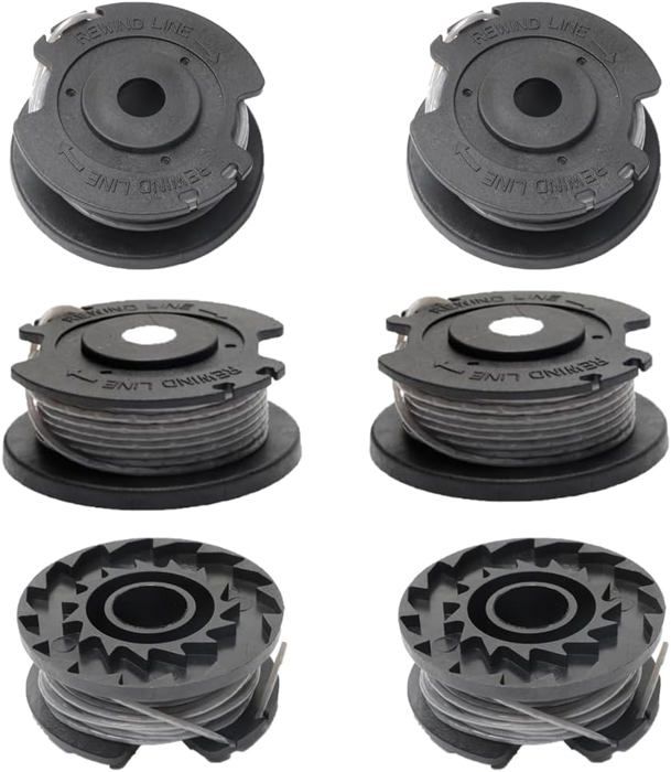 6 Bobine Fil Coupe Bordure Convient pour BOSCH Easygrasscut 18，23 ，26,18-230,18-260,Art 23/26 SL ...
