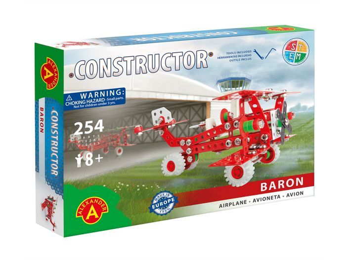 Alexander Toys - Constructor Baron - Avion rétro - Cdiscount Jeux - Jouets