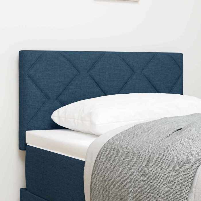 Tête de lit vidaXL Design Blocs Diamants Bleu 80 cm Tissu 42007208 ...