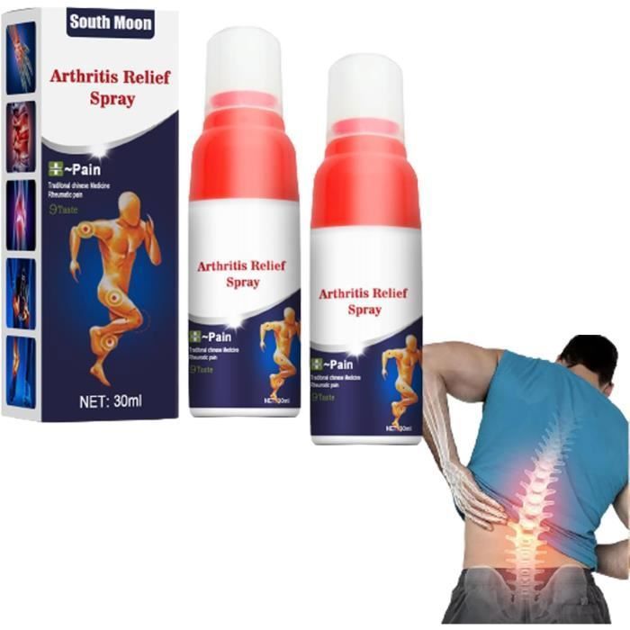 South Moon Lumbar Spine Cold Gel Spray Lumbar Pain Relief Herbal Spray ...