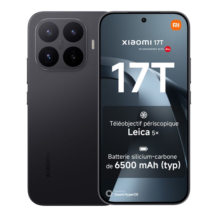 Xiaomi 17T Black 12Go RAM 512Go ROM - Cdiscount Téléphonie