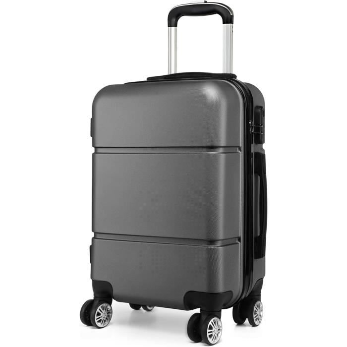 Valise Cabine Rigide Bagages À Main À Roulettes Légere Abs 56X38X23 Cm ...