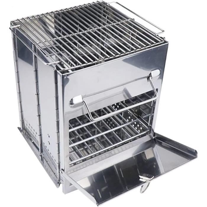 Barbecues à Charbon de Bois Barbecue Pliable Barbecue à Charbon de Bois ...