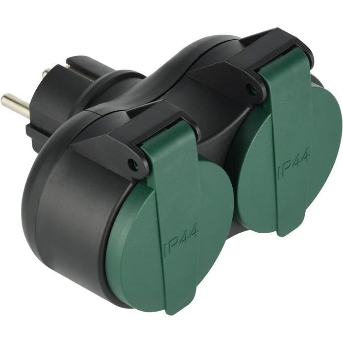 Electraline 531193 531195 Adaptateur Biplite d'exteacute;rieur reacute ...
