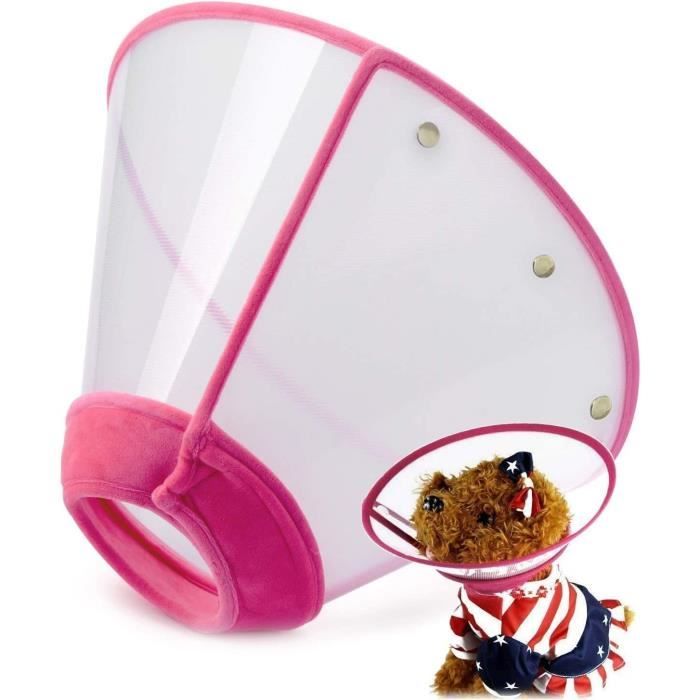 Collerette Cône Réglable Pour Chien Et Chat Avec Bords Souples Et ...