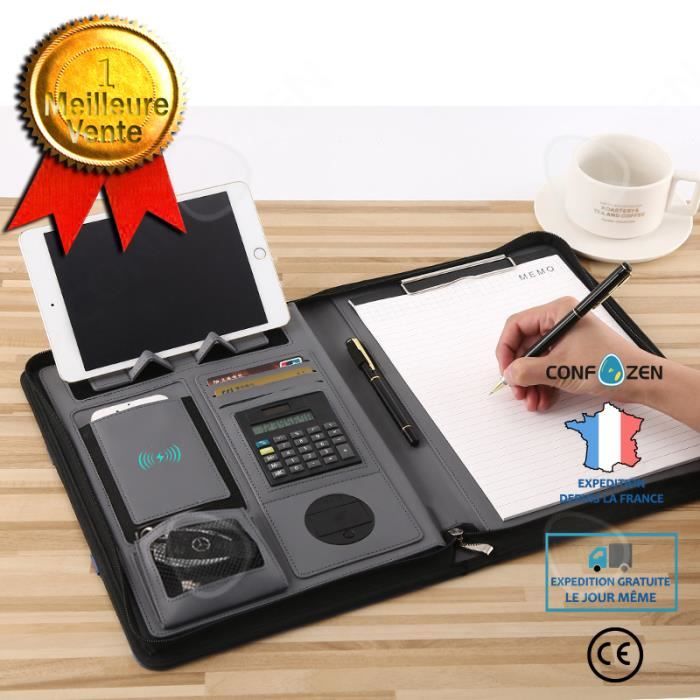 CONFO® Dossier A4 affaires multifonctionnelle banque d'alimentation ...