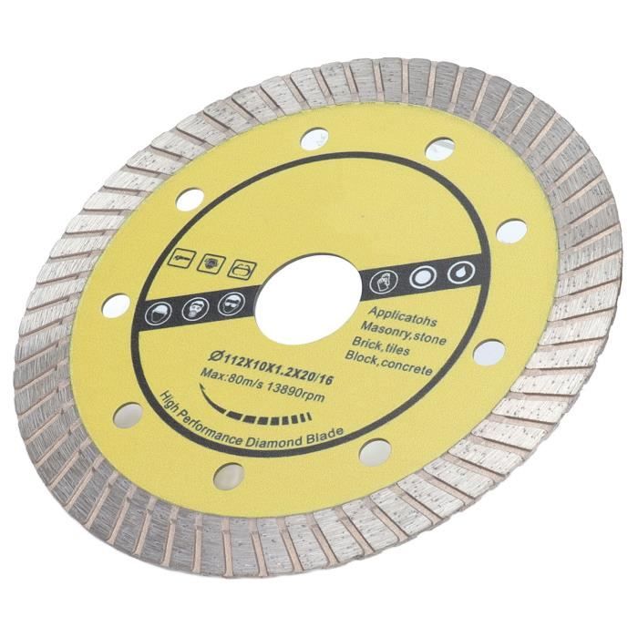 Duokon lame diamantée Lame de scie diamantée jante continue tuile ...