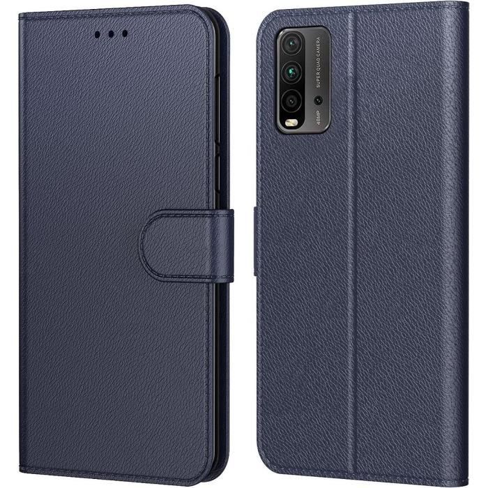 Coque - Redmi - 9T - Bleu Marine - Souple - Anti Rayure Anti-Choc ...