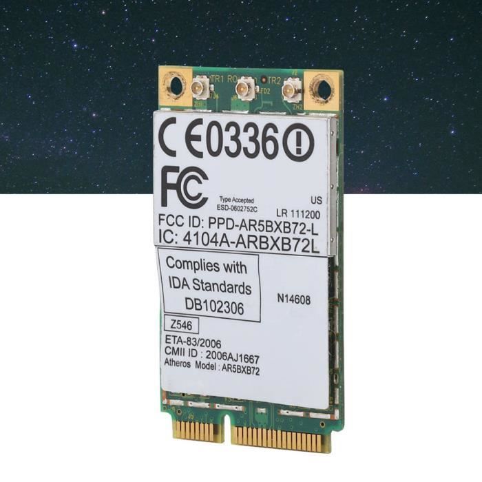 Fdit carte réseau sans fil Carte réseau double bande AR5BXB72 300M Mini ... Fdit carte réseau sans fil Carte réseau double bande AR5BXB72 300M Mini ...