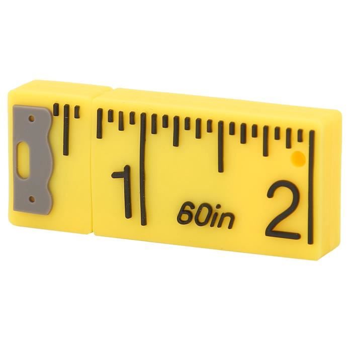 HURRISE clé USB U Disk Yellow Cartoon 3D Ruler Modèle USB pour Windows ...