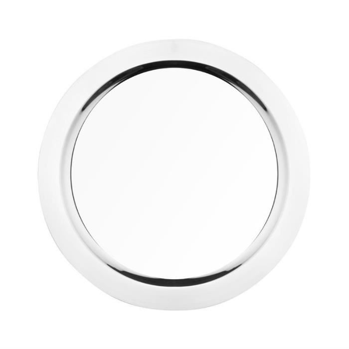 Plat de Présentation Pour Restaurant Rond en Inox - 350 mm - Olympia ...