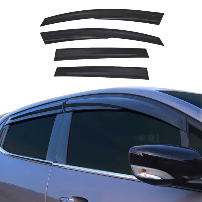 Déflecteurs De Vent Pluie D'air pour Renault Clio HB 2012-2019 ...