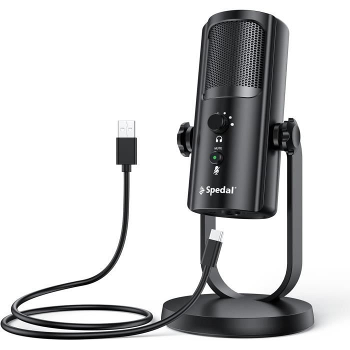 Microphone Usb Streaming Pour Pc Et Mac, Ordinateur Micro Pour ...