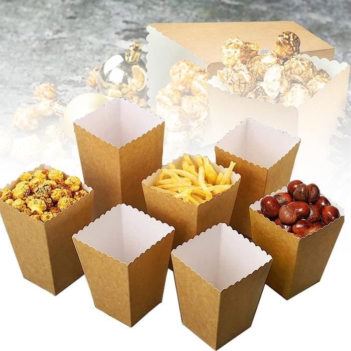 N-S Wieam 20 Pcs Boîtes de Maïs Soufflé, Sachets de Pop-Corn pour ...