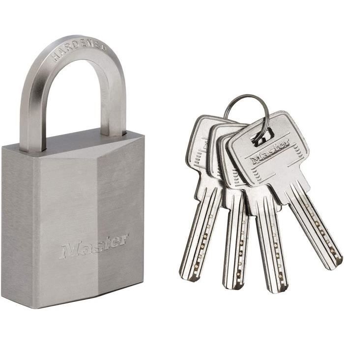 Master Lock 1145PEURD Cadenas Marin avec Clé, Gris, 7,1 x 4 x 2,1 cm117