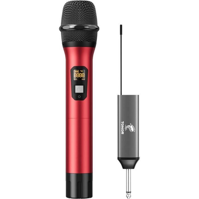 Microphone Sans Fil, Système Uhf De Micro À Main En Métal Avec ...