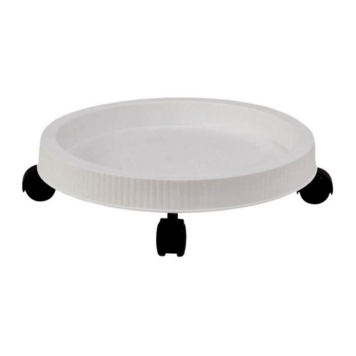HQ09242-Fleur mobile Pot Plateau avec Soucoupe Usine Flexible Ronde ...