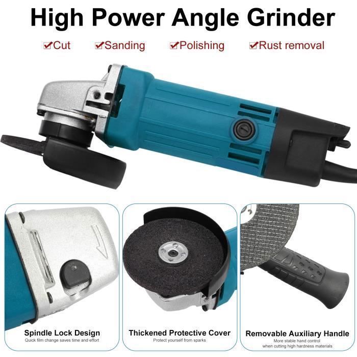 Mini meuleuse d'angle 850W,Mini Meuleuse électrique,Meuleuse d'angle ...