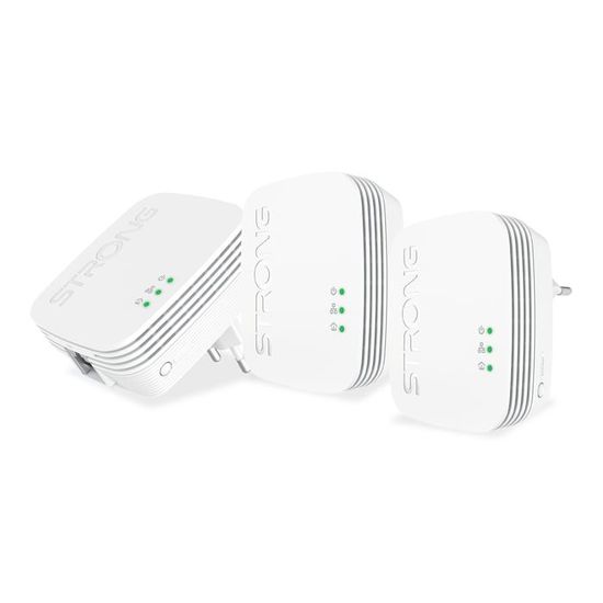 Adaptateur CPL - Strong - Tripack 600 Mbps - Port Ethernet ...