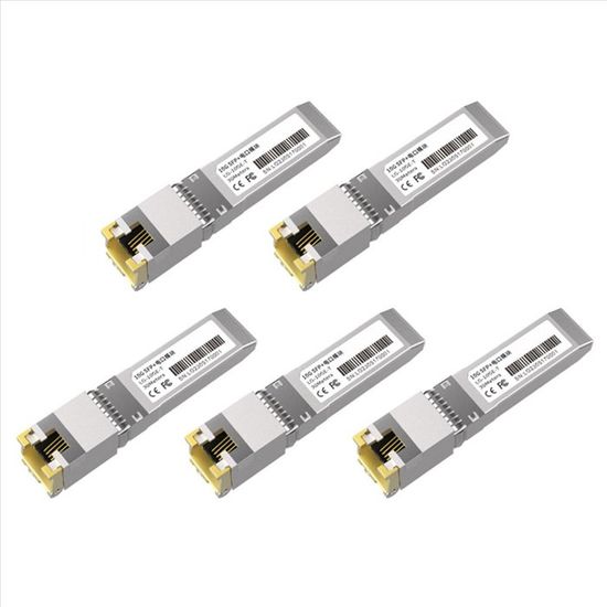 5X Module SFP+ 10G Modules SFP en Cuivre 10GbE Port Optique Tourné Vers ...