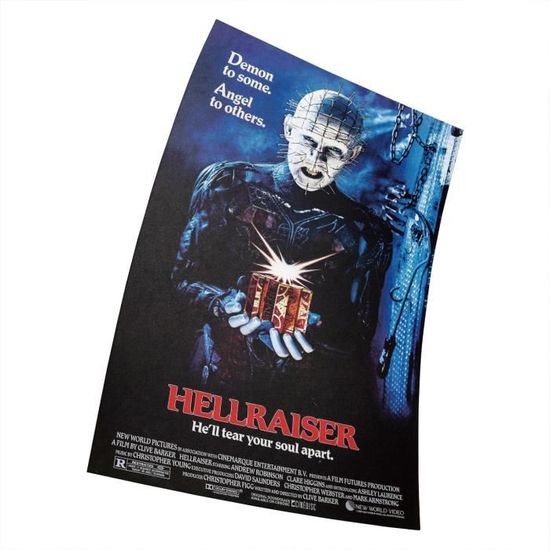 Hellraiser - Horror Movie Poster 15 X 23 Inches Affiche 38 X 58 Cm (380 X 580 Mm) Cadeau ...