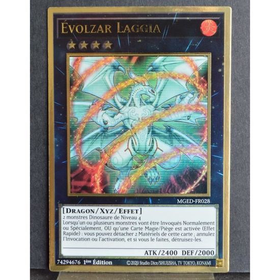 Carte YU-GI-OH MGED-FR028 Évolzar Laggia 1ED NEUF FR - Cdiscount Jeux ...
